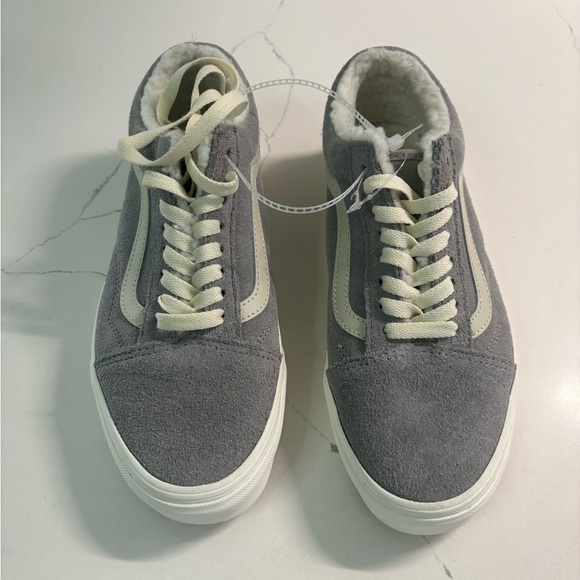 Vans | Shoes | Vans Gray And Cream Sneakers | Poshmark